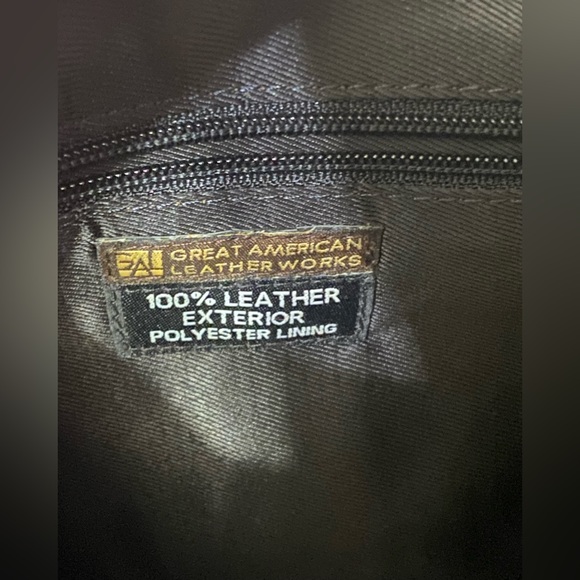 American Leather Works | Bags | Great American Leatherworks Genuine ...